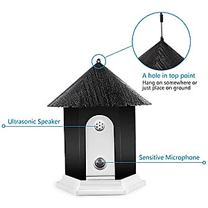 4 Frequency Dog Barking Control Devices Up to 50 Ft Range Dog Training & Behavior Aids, Ultrasonic Dog Barking Deterrent Devices Weatherproof, Bark Box Anti Barking Device Safe for Humans & Dogs