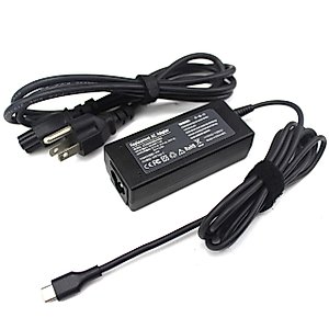 45W Type C USB C Laptop Charger Adapter Fit for Dell XPS 13 9333 9370 9360 9350 9365 9380 Latitude 13 3380 3390 3379 7350 7368 7370 7389 7390 2-in-1 Latitude 14 5490 7490 Latitude 15 5590 7569 Series