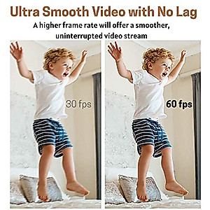 NexiGo N980P 1080P 60FPS Webcam with Microphone, HD USB Computer Camera, Built-in Dual Noise Reduction Mics, 120 Degrees Wide-Angle for Zoom/Skype/FaceTime/Teams, PC Mac Desktop (Renewed)