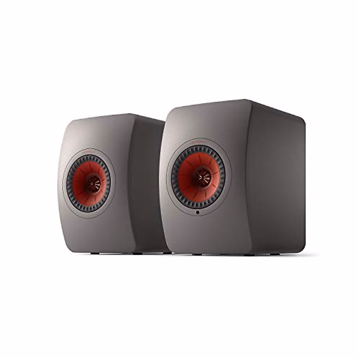 KEF LS50 Wireless II (Pair, Titanium Grey) and KEF KC62 Subwoofer (Black)