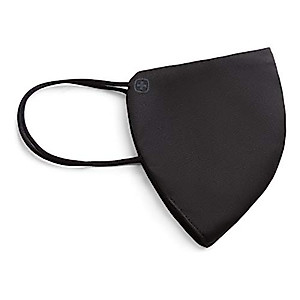 SwissGear Black Reusable Washable & Water-Resistant No-Fog Face Mask with Nose Wire, 1 Count (Pack of 1)