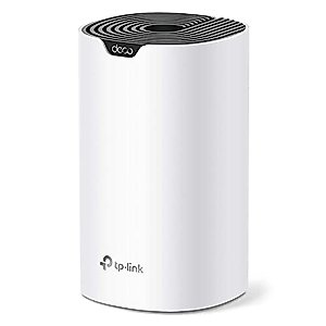 TP-Link Deco Whole Home Mesh WiFi System (Deco S4) – Up to 2,000 Sq.ft. Coverage, WiFi Router/Extender Replacement, Gigabit Ports, 1-Pack (Renewed)