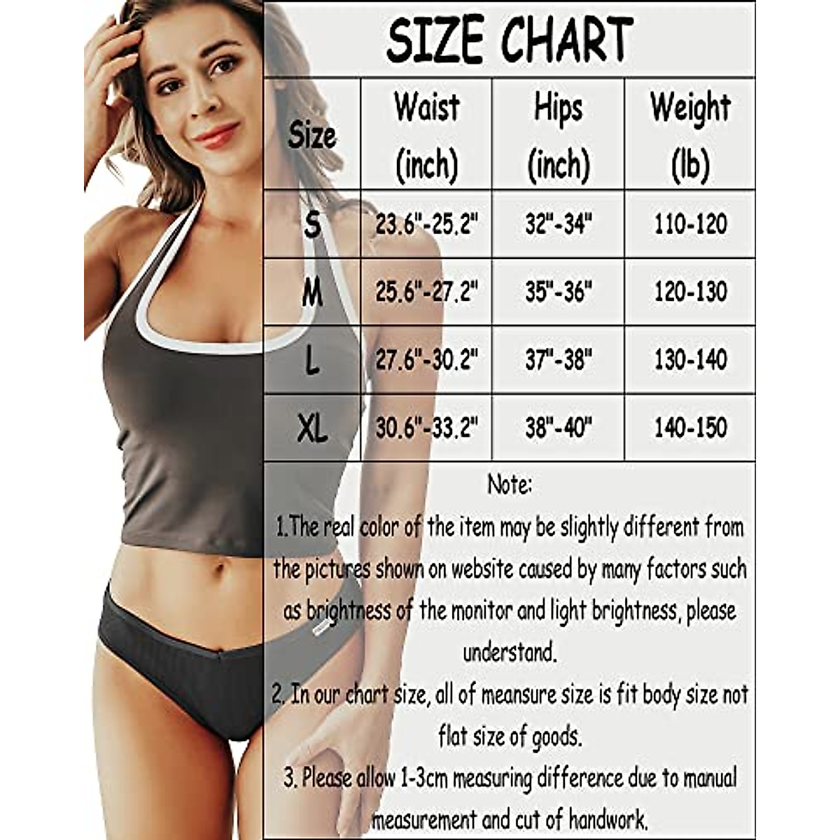 FINETOO 10 Pack Womens Cotton Underwear Sexy Stretch Bikini Panties Low Rise Hipster Ladies Soft V-Waist Cheeky(M)
