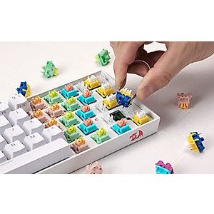 Redragon 60% Gaming Keyboard & A113 Hot-swap Mod Mechanical Switches (24pcs) Bundle