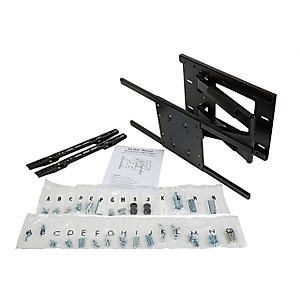 THE MOUNT STORE TV Wall Mount for TCL 55" Class LED 5 Series 2160p Smart 4K UHD TV with HDR Roku Model 55S525 TV VESA 400x200mm Maximum Extension 26 inches