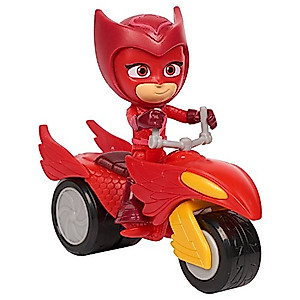 PJ Masks Super Moon Adventure Space Rover, 3-inch Owlette Figure, Space Rover Vehicle, and Lunar Laptop Accesory, Kids Toys for Ages 3 Up by Just Play