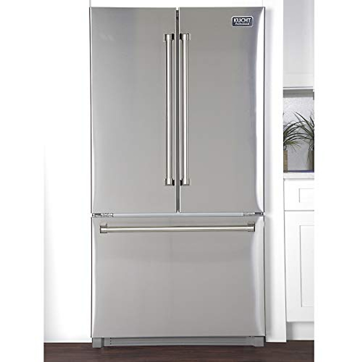 Kucht K748FDS-M French Door Refrigerator, Silver