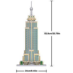 dOvOb American Architecture Micro Blocks Set（3819PCS） - World Famous Architectural Model Toys Gifts for Kid and Adult