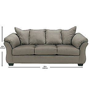 Signature Design by Ashley Darcy Casual Plush Sofa, Grayish Brown