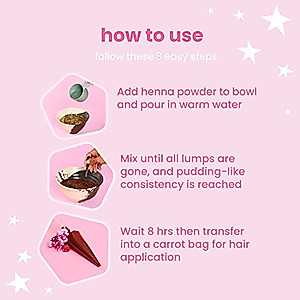 Mihenna Henna Powder for Hair | Organic USDA Certified | Pure |Long-Lasting | 100 grams