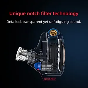 FiiO FH7S in-Ear Earphones High-Performance 1DD+4BA Hybrid Technology IEM Earbuds with 3.5/4.4mm Plug