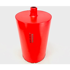 10" Inch Diamond WET Core Drill Bit 1-1/4” Threaded by BLUEROCK Tools for Concrete Rebar Asphalt Brick Rock Masonry Hole Barrel Coring