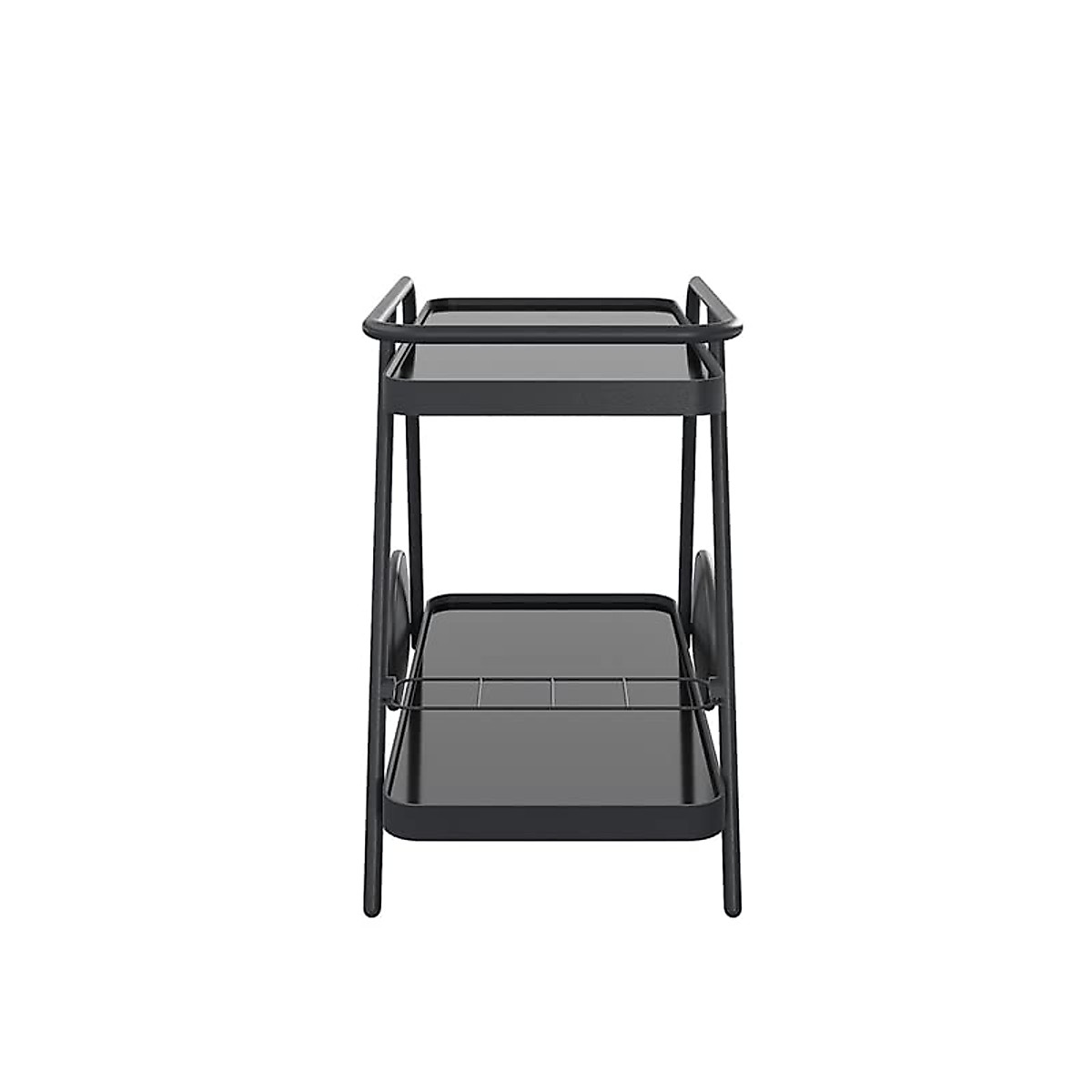 Novogratz Poolside Barbie Bar Cart, Charcoal