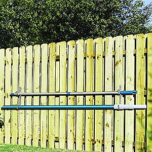 CYCTECH Pole Hangers,Aluminum Holder Set,Swimming Pool Pole Hanger Pool Hanger Hook for Pool Telescoping Pole,Leaf Rakes,Net,Vacuum Hose,Brushe and Garden Tools (White)