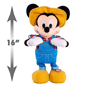 Disney Junior E-I-Oh! Mickey Mouse, Interactive Plush Toy, Sings and Plays Game