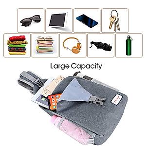 ZOMAKE Sling Bag for Women Men, Small Sling Backpack Chest Crossbody Bag Daypack for Travel Day Trip