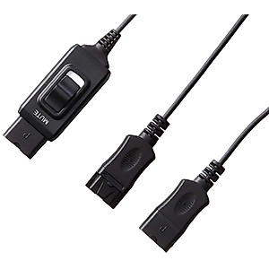 XS 825 Headset Bundle for Training, Coaching, Monitoring, Supervising, Onboarding - Compatible Deskphones Include Avaya, Yealink, Polycom, Cisco, Mitel, Nortel, Toshiba (Stereo, Advanced Bundle)