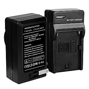 GVM 2 Pack NP-F750 Replacement Batteries and Chargers for NP-F975, NP-F960, NP-F950, NP-F930, NP-F770, NP-F750, NP-F550, DCR, DSR, HDR, FDR, HVR, HVL and LED Light