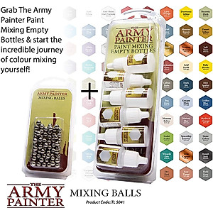 The Army Painter Paint Mixing Balls - Rust-proof Stainless Steel Paint Mixing Balls for Mixing Model Paints - Stainless Steel Mixing Agitator Balls and Paint Balls, 5.5mm/apr. 0.22”, 100 Pcs