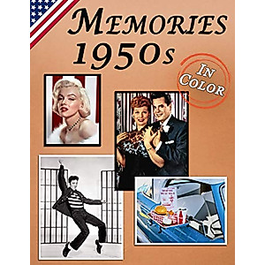 Memories: Memory Lane 1950s For Seniors with Dementia (USA Edition) [In Color, Large Print Picture Book] (Reminiscence Books)