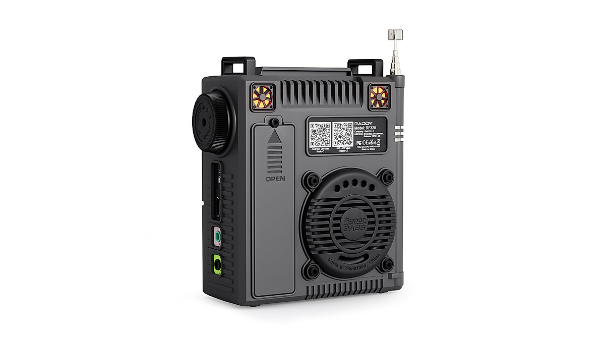 Raddy RF320 Portable Shortwave Radio with App Control & Wide Coverage
