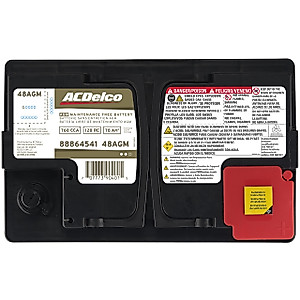 ACDelco Gold 48AGM (88864541) 36 Month Warranty AGM BCI Group 48 Battery