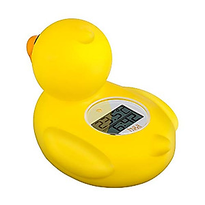 b&h Baby Thermometer, The Infant Baby Bath Floating Toy Safety Temperature Thermometer (Lady Duck)