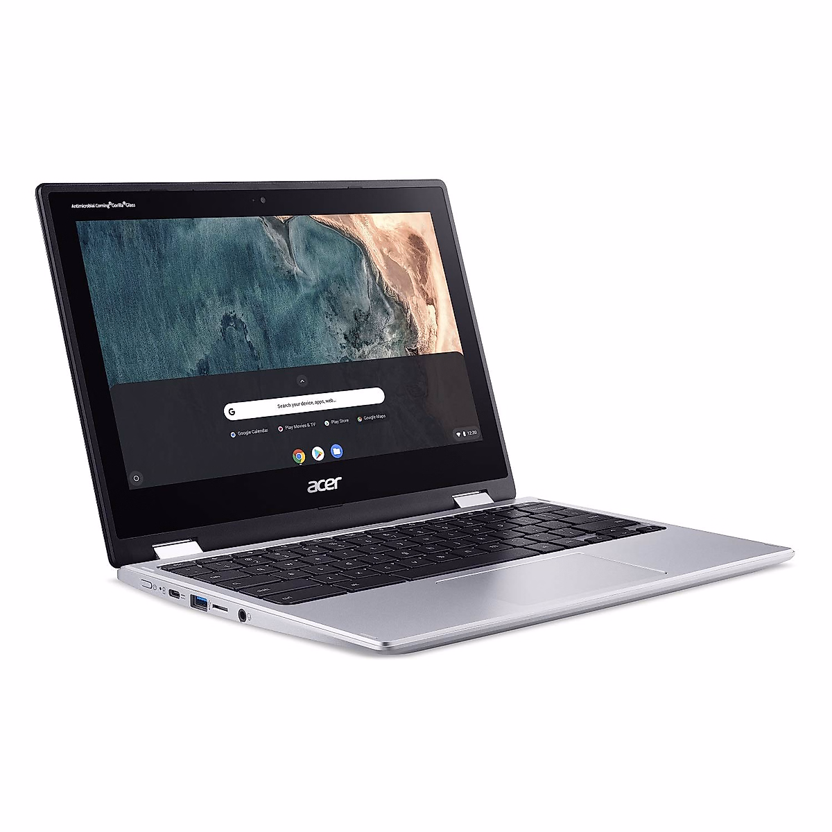 Acer Chromebook Spin 311 CP311-2H-C3KA Convertible Laptop, Intel Celeron N4000, 11.6" HD Touchscreen, 4GB LPDDR4, 64GB eMMC, Gigabit WiFi, Bluetooth 5.0