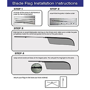 BannerBuzz FOR LEASE flag SINGLE SIDED , BLADE SHAPE Flag KIT Business Sign Banner (2' X 7.58')