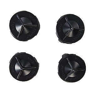 Silverline Tools 695451 Bench Cookie Cones 4pk, Black