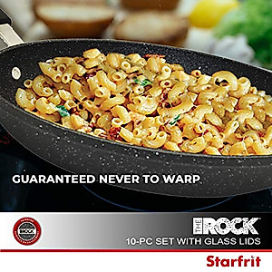 Starfrit The Rock 10pc Set w/Lids & Bakelite Hndl 034707-001-0000