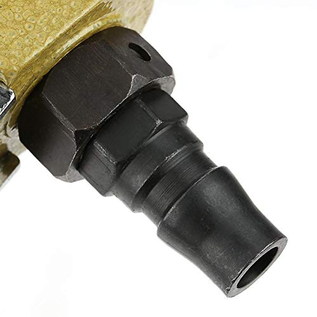 Straight Pneumatic Drill 900rpm Air Power Drill High Speed Pneumatic Drilling Engraving Polishing Tool with Adjustable Inlet Valve Wrench Chunk Key Inlet Port