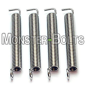 MonsterBolts - Premium Guitar Tremolo Springs For Floyd Rose & Fender Stratocaster, 4 Pack