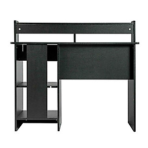 Thaweesuk Shop New Black Writing Table Computer Desk Laptop PC Wood Workstation Study Office Home Work Furniture E1 15mm Chipboard 43.3" x 19.69" x 37.4" (LxWxH
