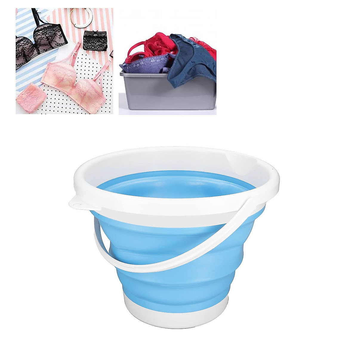 Germerse Portable Turbine Washing Machine, USB Power Supply Portable Washing Machine Laundry Machine Low Wear for Travel