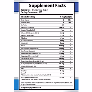 PET SUPPLEMENTS Dog Muscle and Joint - Ultra Vitamins for Dogs - Chews - Powerful Formula - Mineral Complex - Vitamin c for Dogs - 90 Treats (1 Bottle)