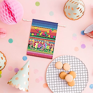 Doreen's Boutique Fiesta Gift Bags, Taco Llama Cactus,Mexican Themed Fiesta Party Decorations, Supplies – 5 Pcs per Pack(BGS-A008)