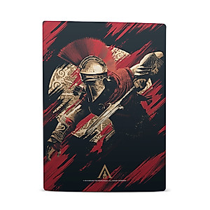 Head Case Designs Officially Licensed Assassin's Creed Alexios Odyssey Artwork Matte Vinyl Faceplate Sticker Gaming Skin Case Cover Compatible with Sony Playstation 5 PS5 Digital Edition Console