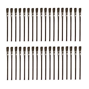 36pcs 1/2 inch Flexible Horsehair Bristle Acid Brushes