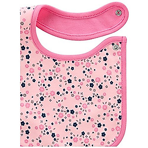 Simple Joys by Carter's Baby Girls' Teething Bibs, Pack of 7, Pink/Mint Green, One Size