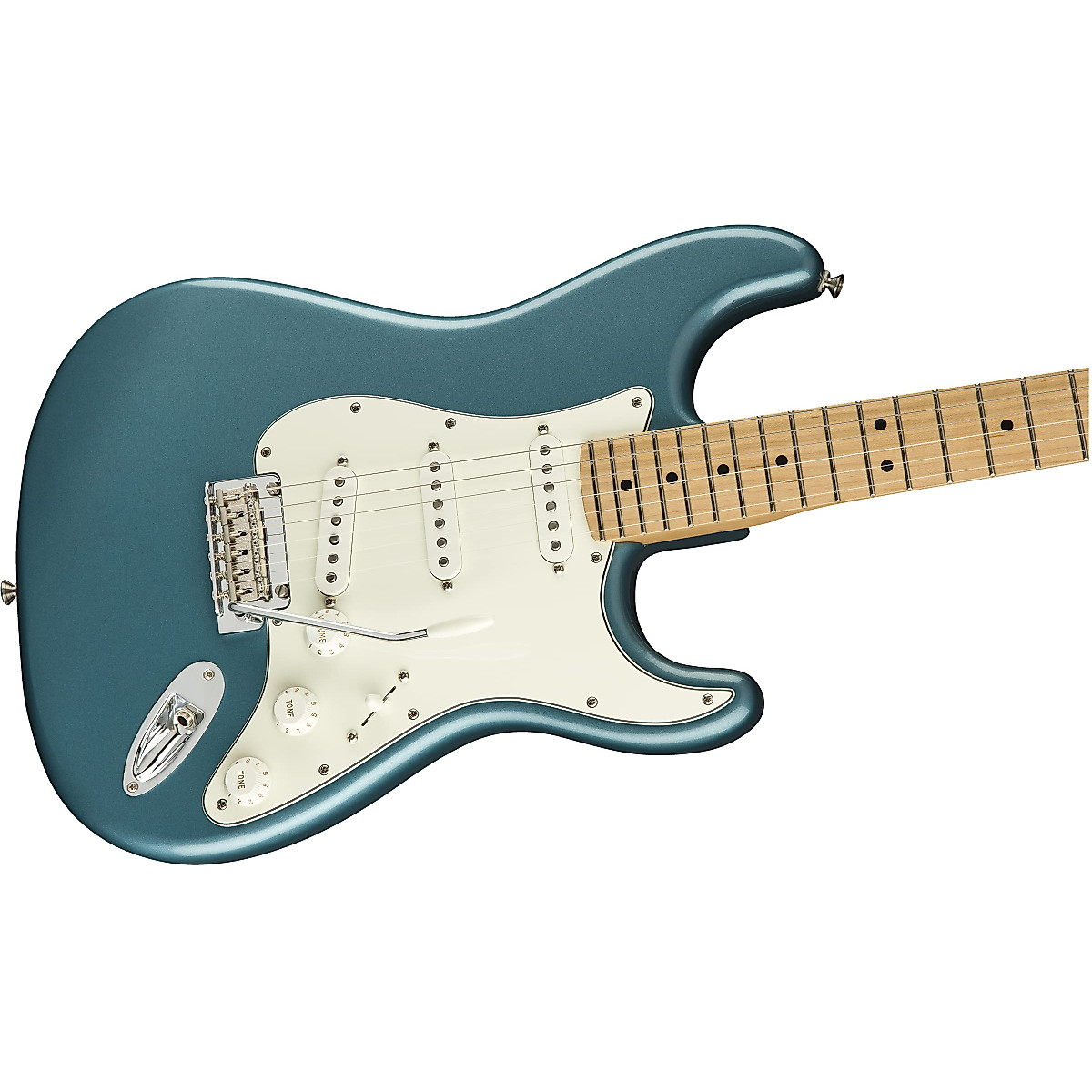 Fender Player Stratocaster SSS Electric Guitar, with 2-Year Warranty, Tidepool, Maple Fingerboard