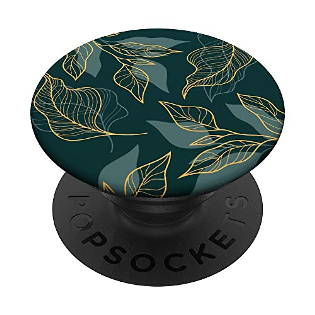 Aesthetic Plant Leaf Pattern Floral Botanical Green PopSockets Swappable PopGrip