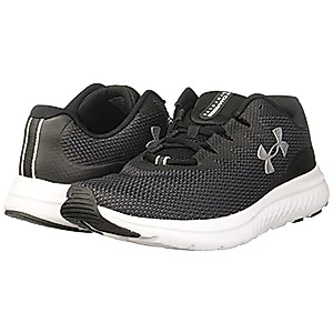 Under Armour Men's Charged Impulse 3 Running Shoe, (001) Black/Black/Metallic Silver, 13