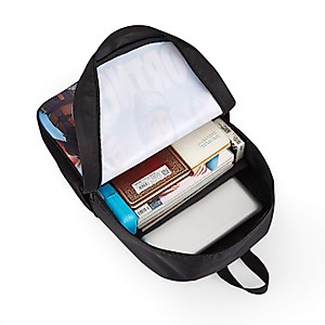 Ponxn DJ Music Backpack School Student Books Bag Laptop Notebook PC Shoulder Bag, mb