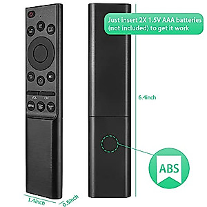 Universal Remote Replacement for Samsung TV Remotes BN59-01363 BN59-01357, Compatible with Samsung Smart-TV LCD LED UHD QLED 4K HDR TVs, with Netflix, Prime Video, Rakuten TV Buttons