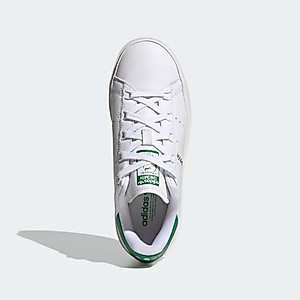 adidas Originals Women's Stan Smith Bonega Sneaker, White/White/Green, 7