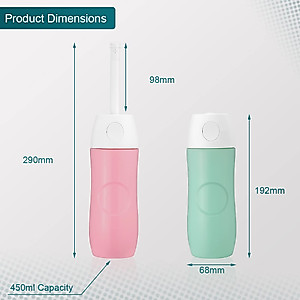 ALTON SHR20265, Non-Electric Toilet Portable Bidet, Retractable Travel Bidet, Green, 400ML