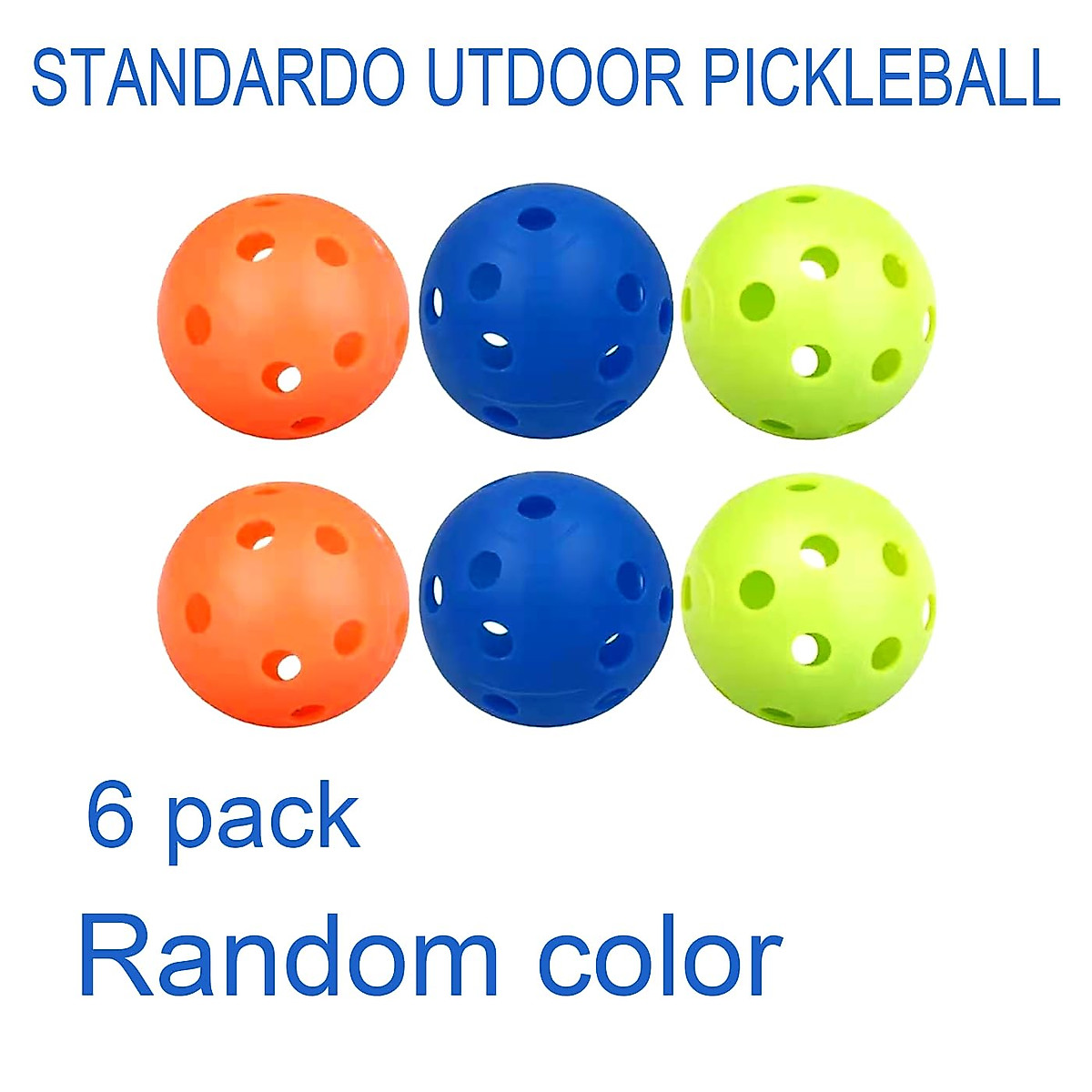 Pickleball Replacement Net for Indoor Outdoor Fits Most Free-Standing Pickle Ball Frame Come with Outdoor Pickleballs for Portable Pickleball Net System