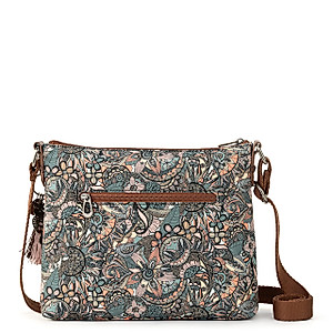 Sakroots Artist Circle Basic Crossbody in Eco Twill, Adjustable Crossbody Strap, Sienna Spirit Desert