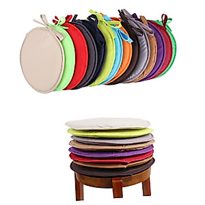 CAXUSD Patio Chair Cushion 1pc Office Round Cushion Car Cushion Seat Car Seat Pads Round Chair Cushions Reading Bed Rest Pillow Outdoor Chair Pads Lumbar Support Sponge s for Home